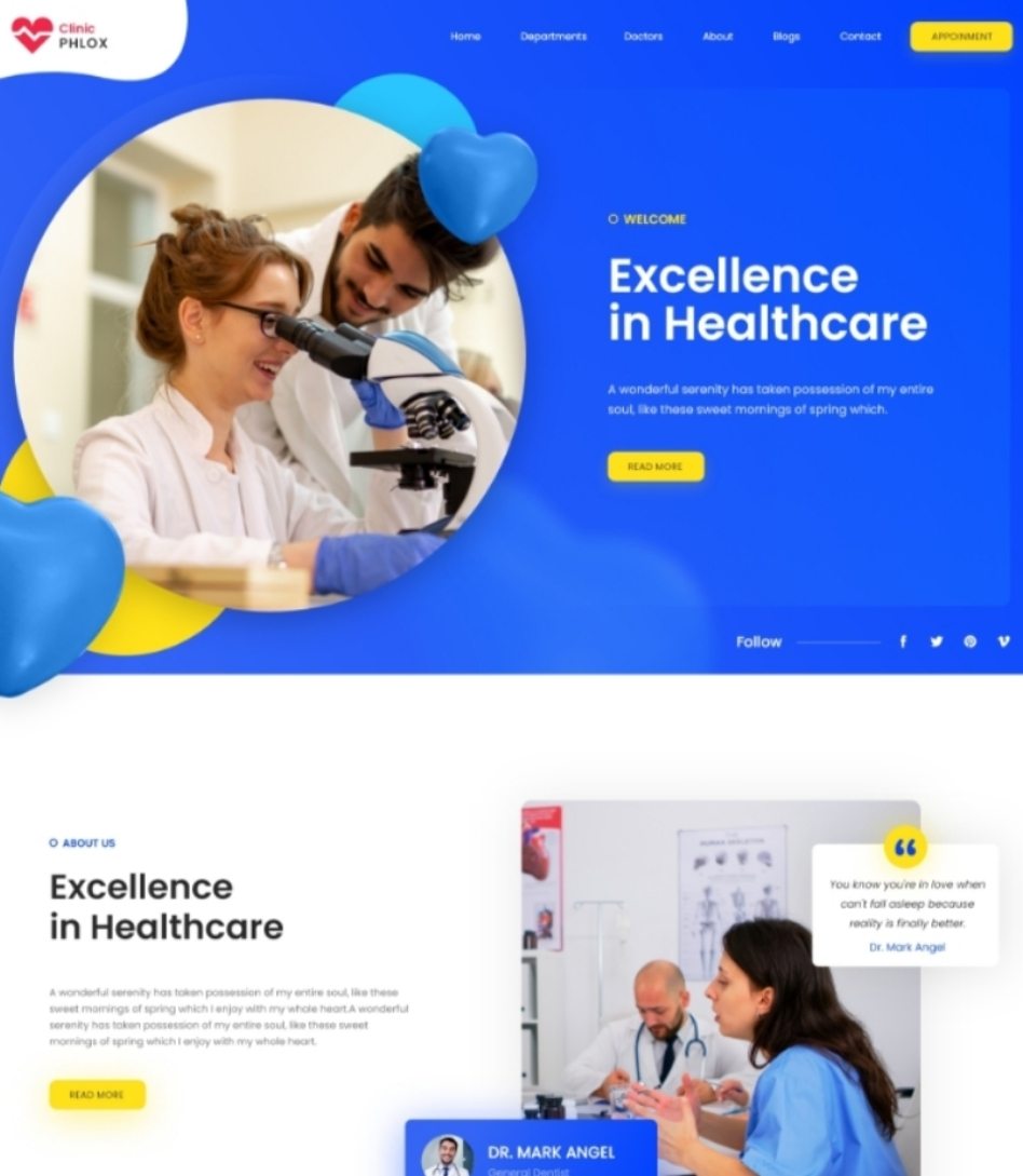 Home - Agency Branding - Phlox Elementor WordPress Theme