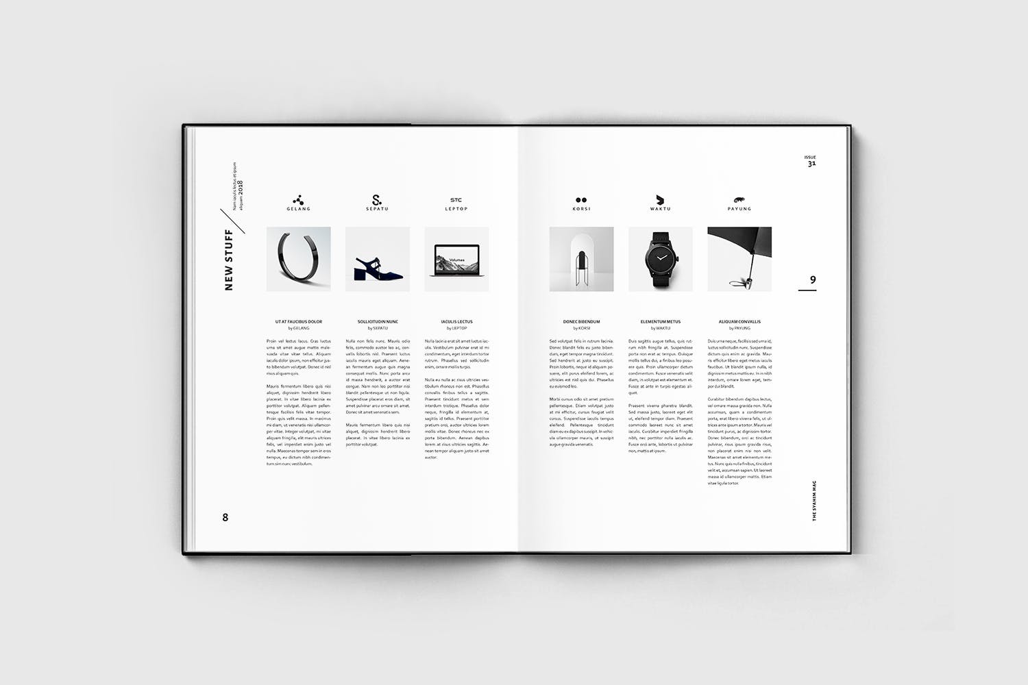 Amazing Magazine - Minimal Portfolio